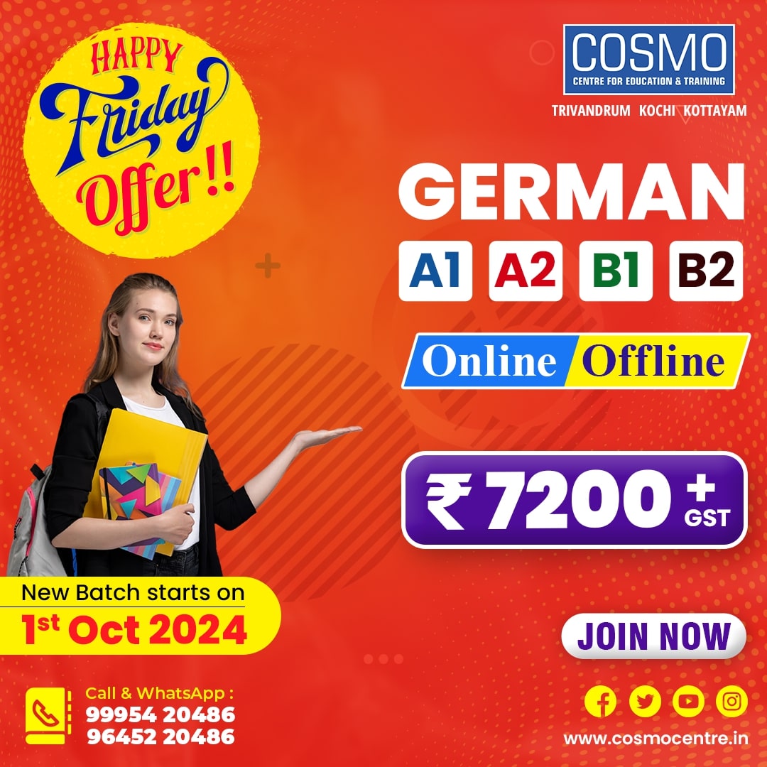 German Language Regular / Offline Coaching in Trivandrum - COSMO Centre ...
