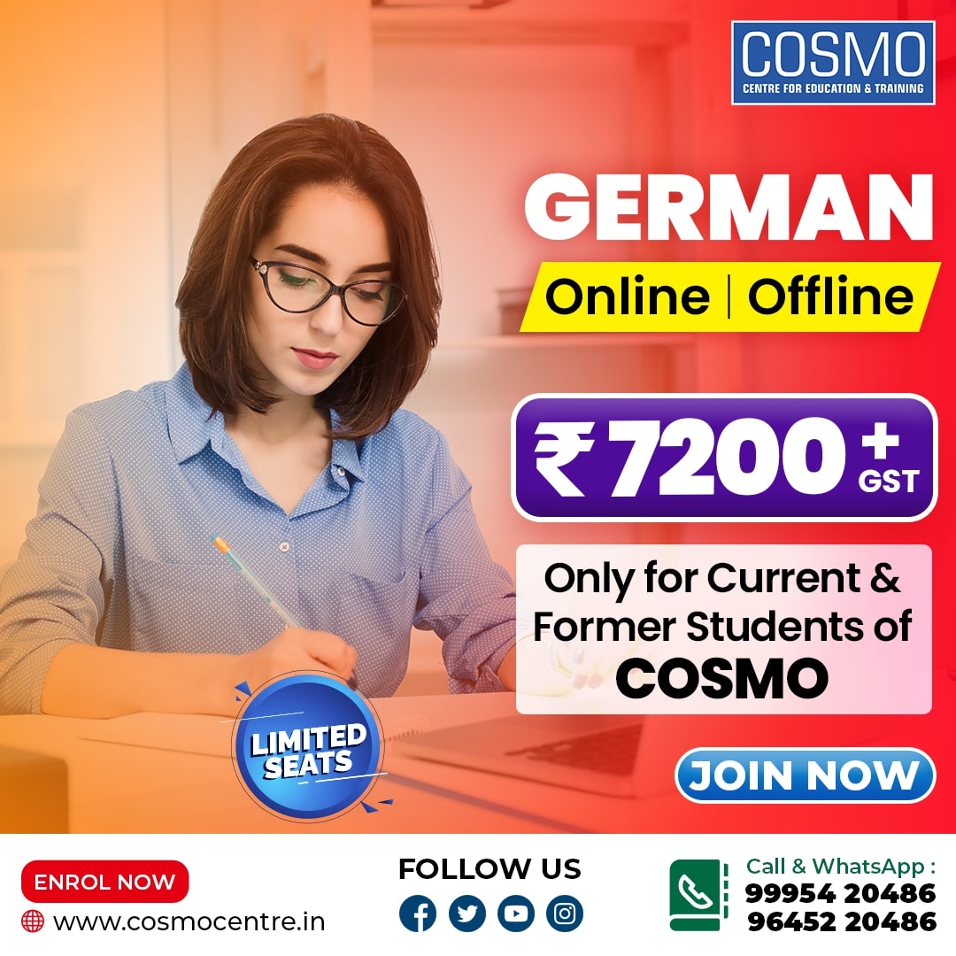 German Language Online Training in Kerala - COSMO Centre Kerala - Best ...