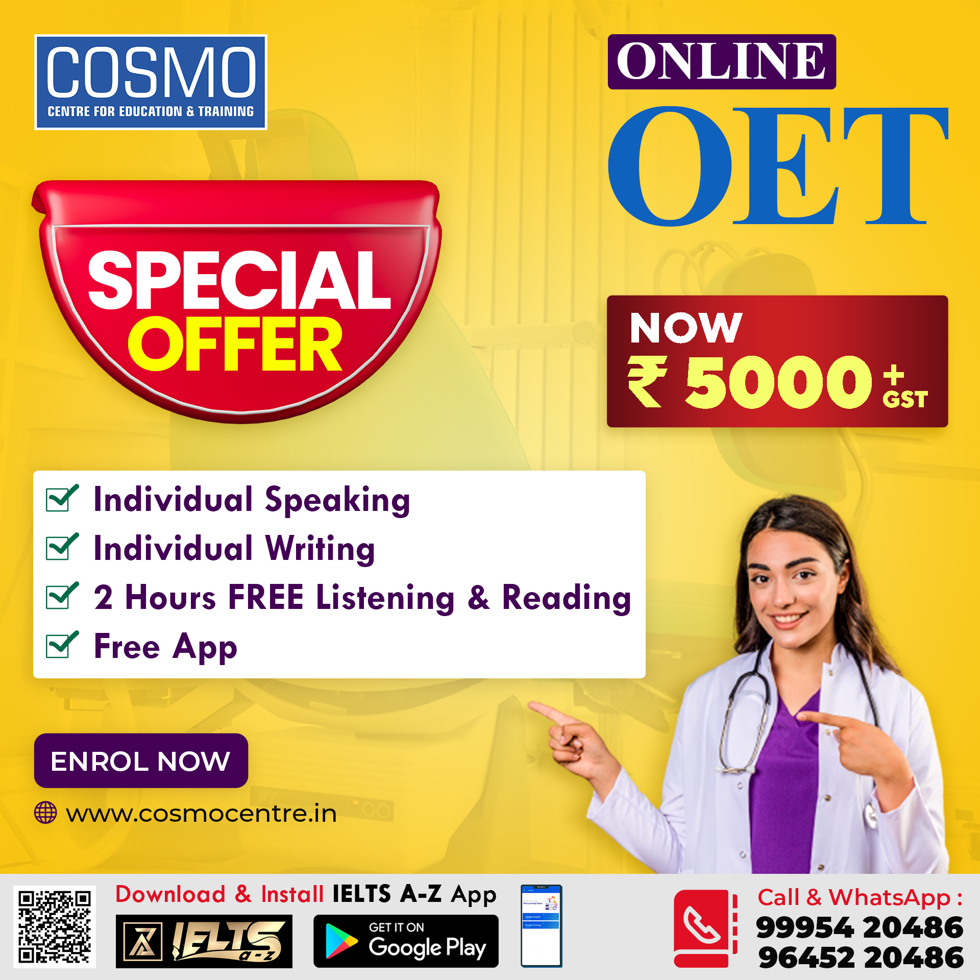 Best Online OET Training @ COSMO Centre Kerala - Best OET Online ...